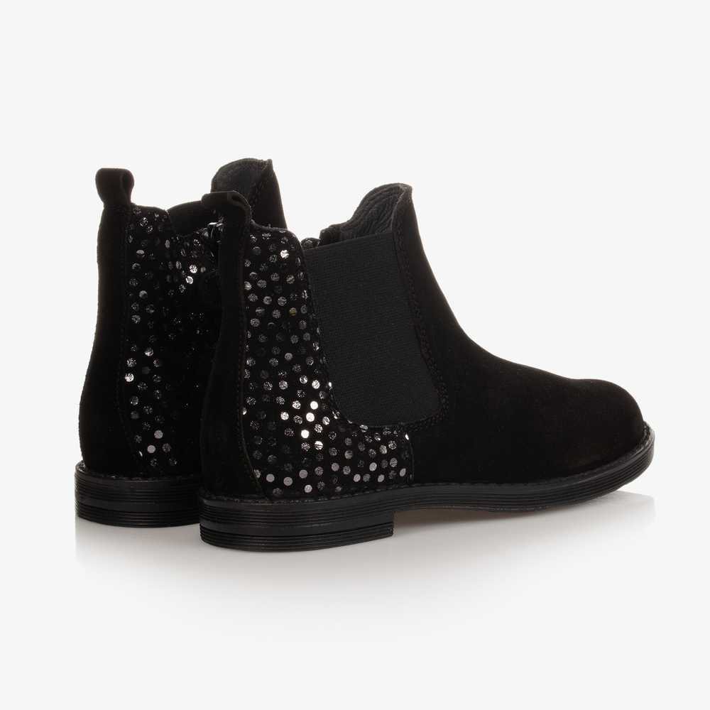 Naturino - Black Leather Ankle Boots | Childrensalon Outlet
