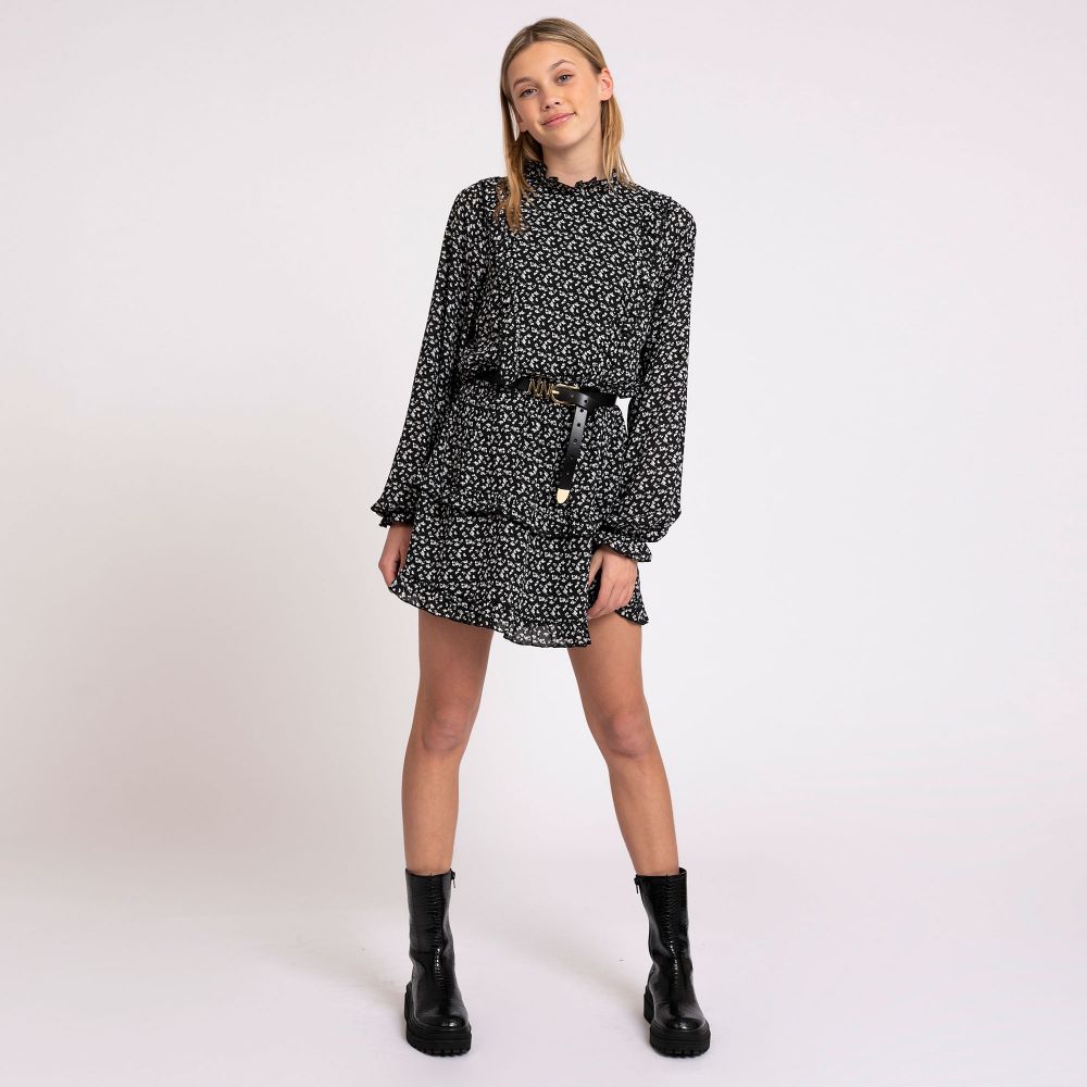 NIK&NIK - Teen Girls Black Floral Dress | Childrensalon Outlet