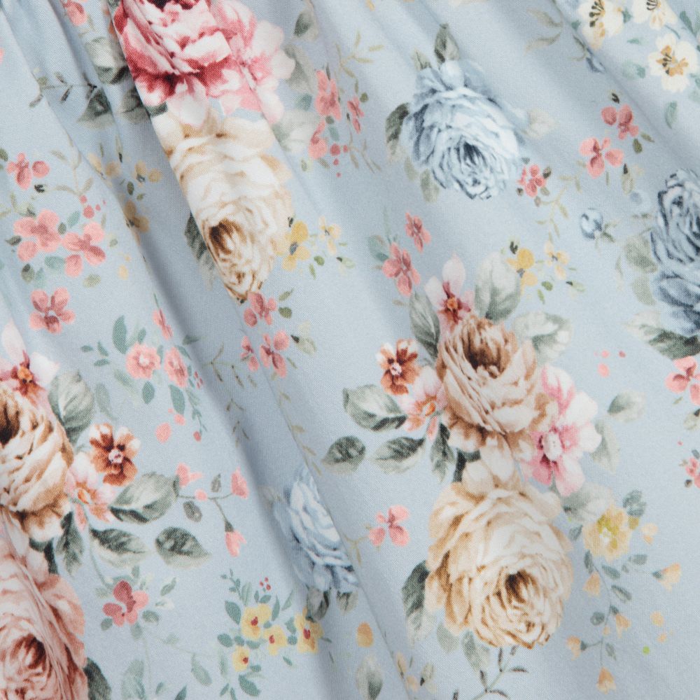 Paloma de la O - Blue Floral Cotton Dress | Childrensalon Outlet Paloma de la O - Blue Floral Cotton Dress | Childrensalon Outlet
