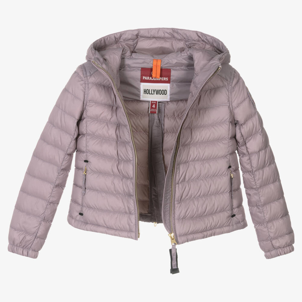 Parajumpers - Girls Purple Down Puffer Jacket | Childrensalon Outlet