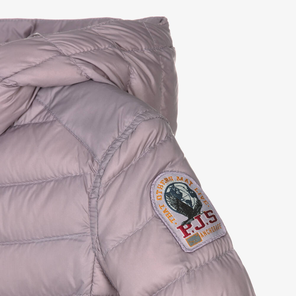 Parajumpers - Girls Purple Down Puffer Jacket | Childrensalon Outlet