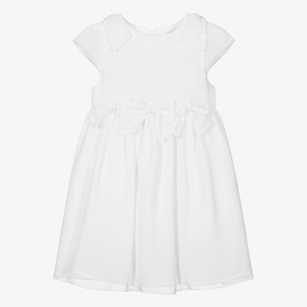 Patachou - Robe blanche en mousseline Fille | Childrensalon Outlet