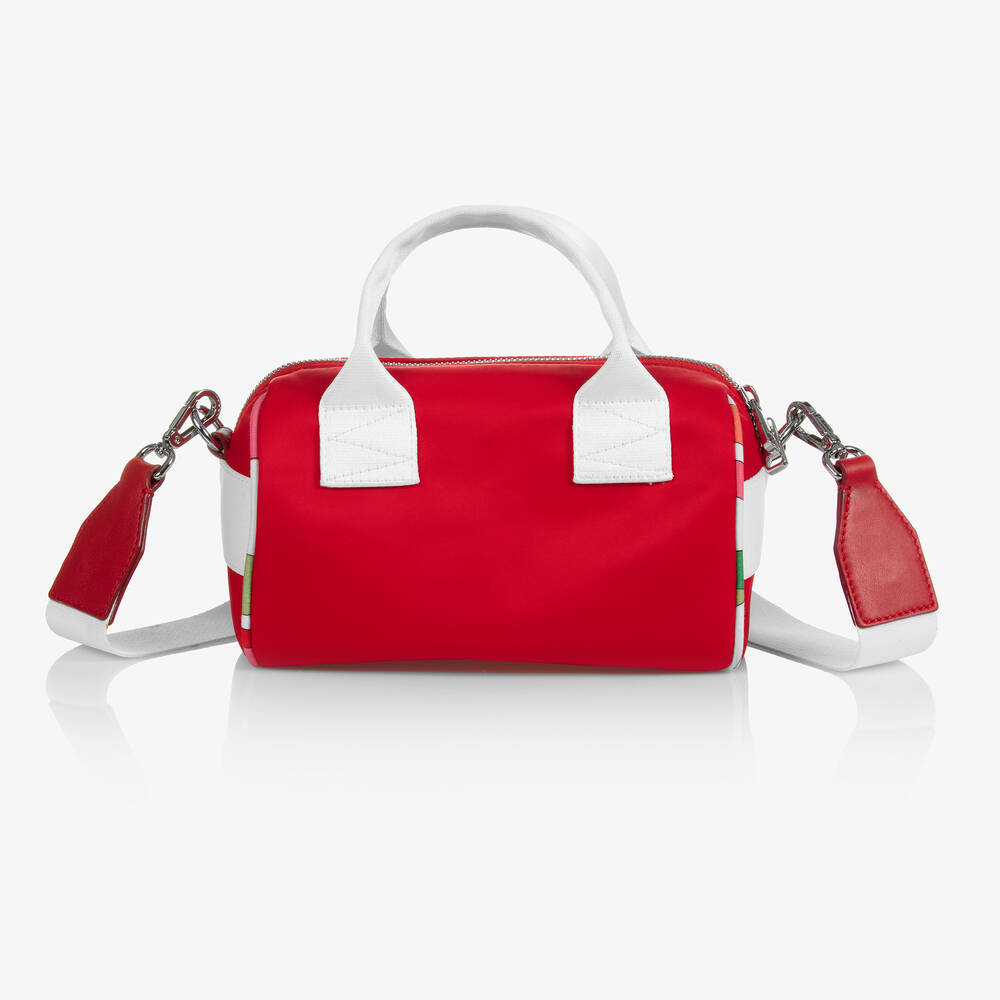 PUCCI - Sac à main rouge Marmo fille (20cm) | Childrensalon Outlet