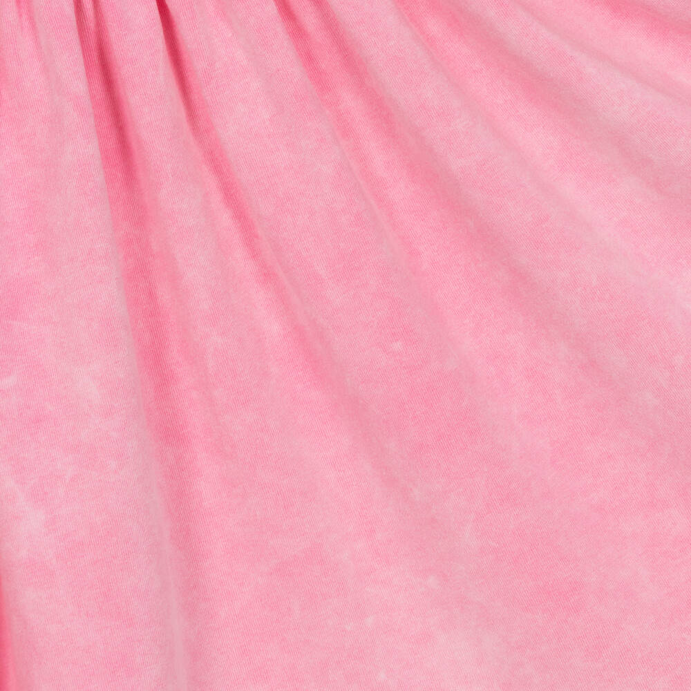 Rock Your Baby - Girls Pink Flutter Sleeve Cotton Dress | Childrensalon ...
