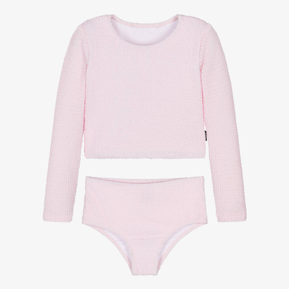 Rock Your Baby - Girls Soft Pink Swim Set | Childrensalon Outlet