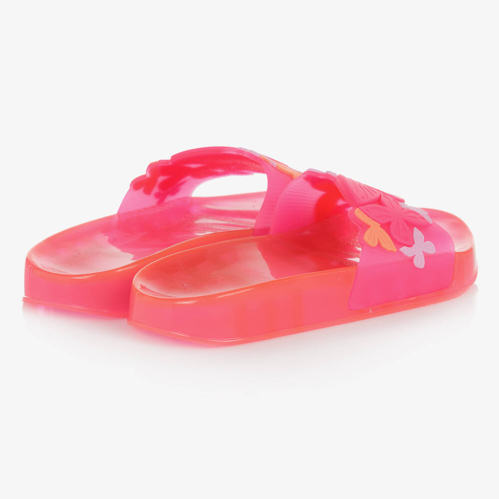 Sophia Webster Mini - Girls Pink Butterfly Jelly Sliders ...