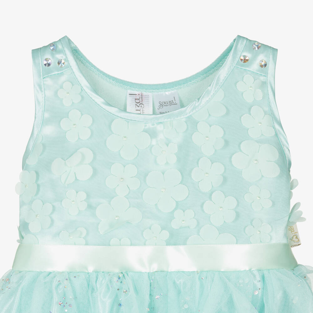 Souza - Girls Green Tulle Princess Dress | Childrensalon Outlet