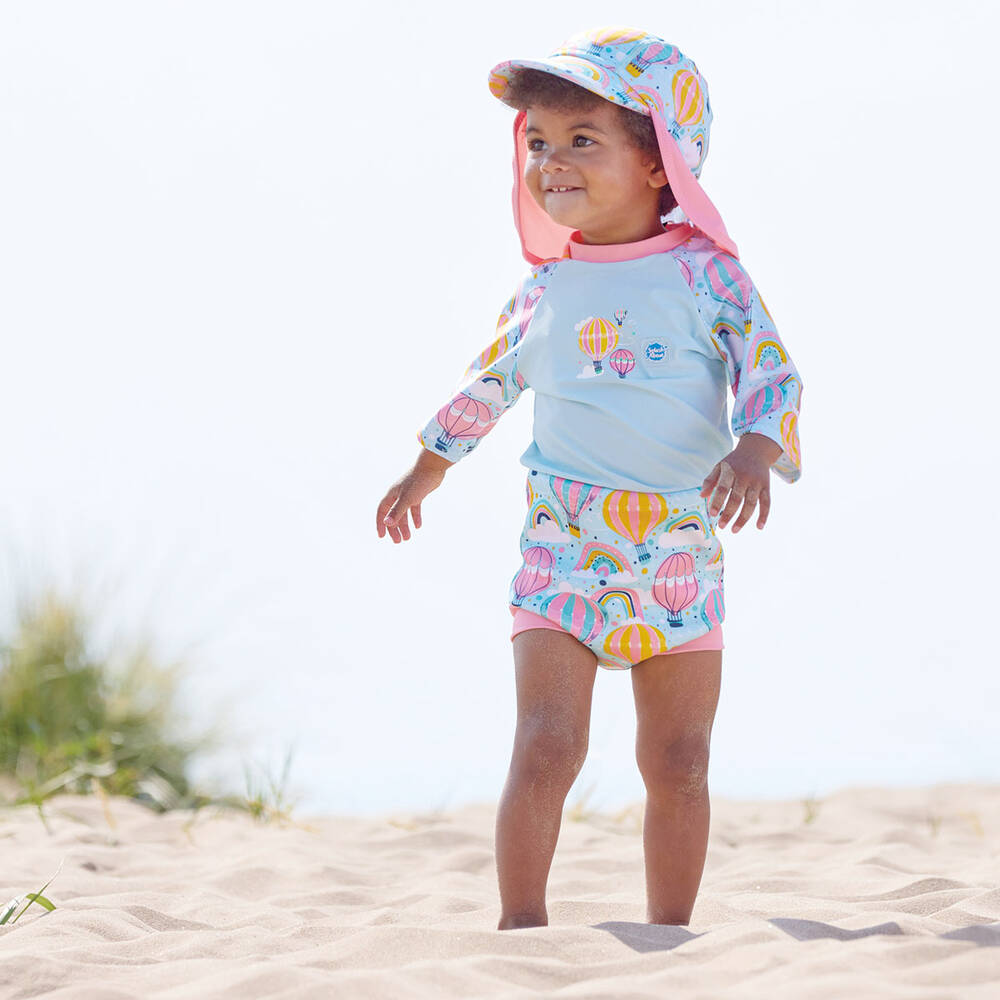 Splash About - Light Blue Happy Nappy Baby Sun Suit (UPF50 ...