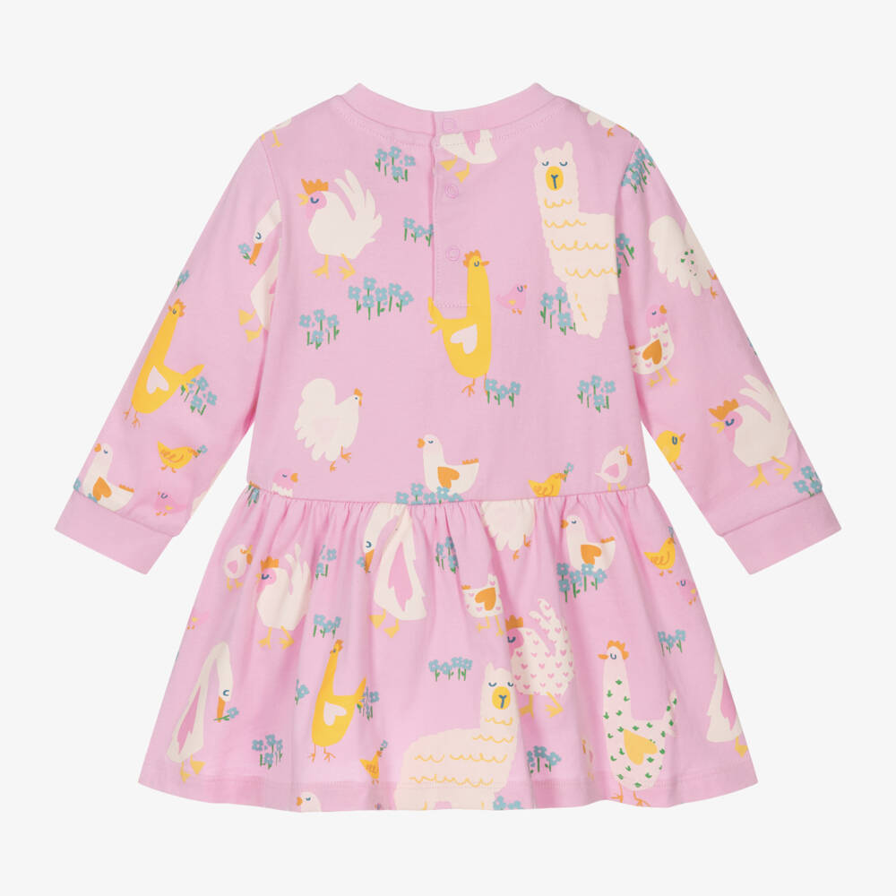Stella McCartney Kids - Girls Pastel Animal Pattern Dress ...