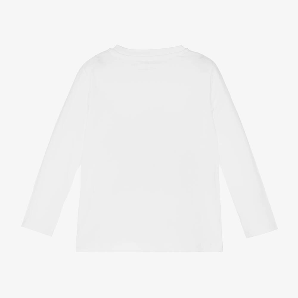 Stella McCartney Kids - White Organic Cotton Bat Top | Childrensalon Outlet