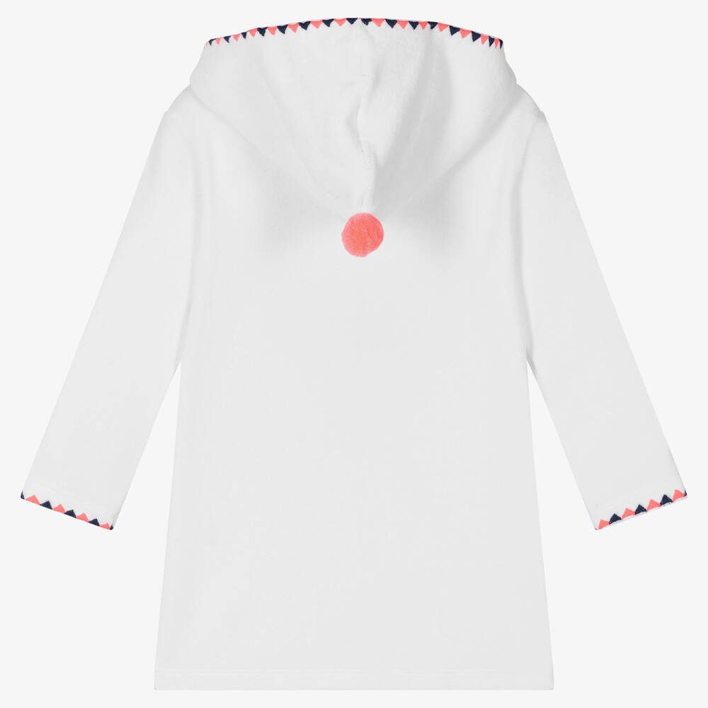 Sunuva - Girls White Hooded Towelling Dress | Childrensalon Outlet
