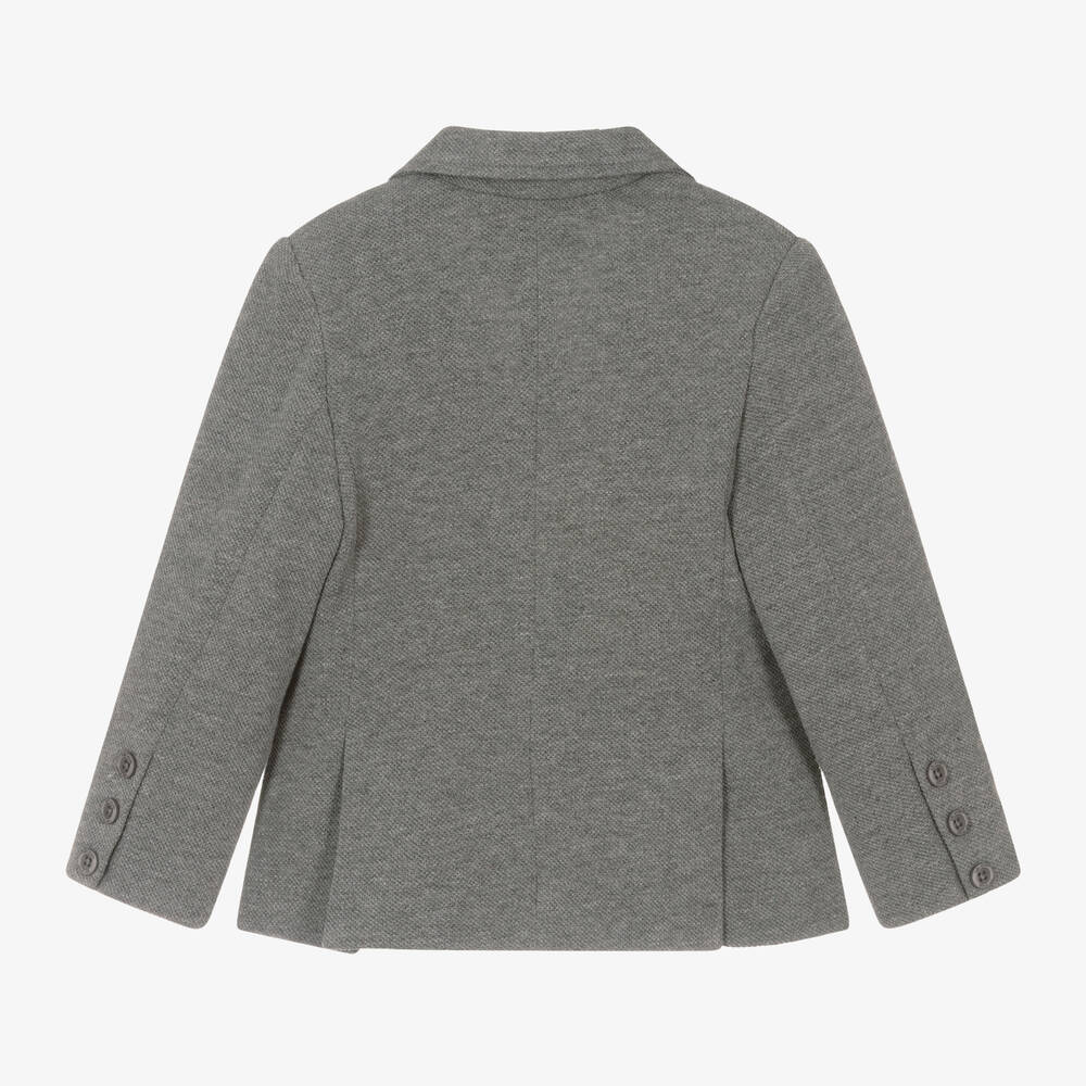 Tutto Piccolo - Junior Boys Charcoal Cotton Jacket | Childrensalon Outlet