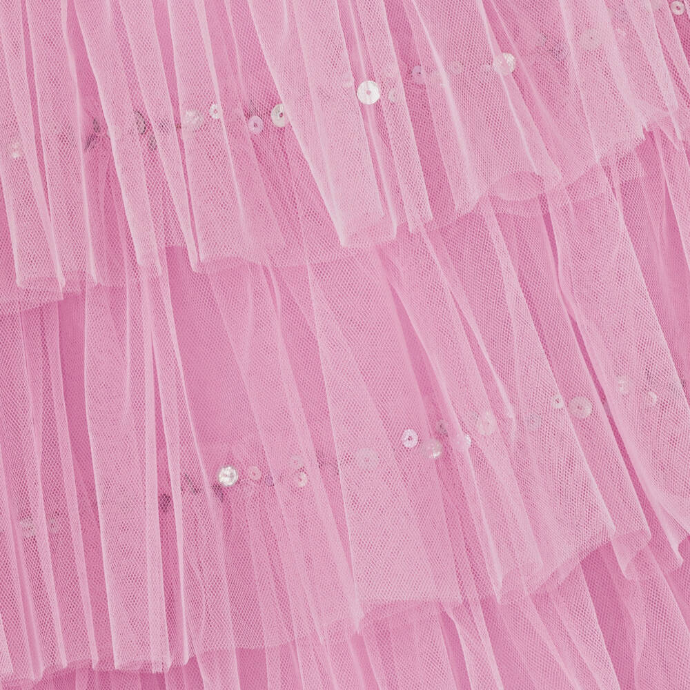 Tutu du Monde - Girls Pink Tulle & Sequin Dress | Childrensalon Outlet