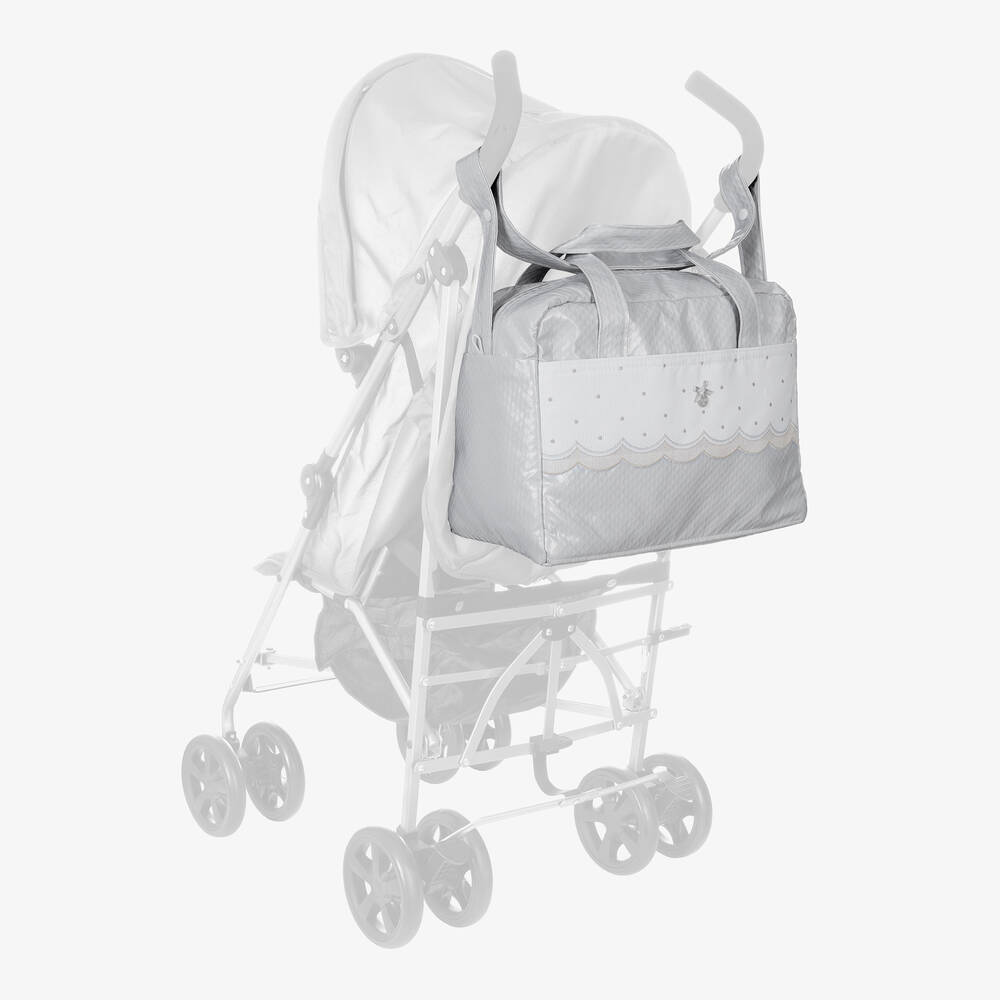 Uzturre - Grey Changing Bag (40cm) | Childrensalon Outlet