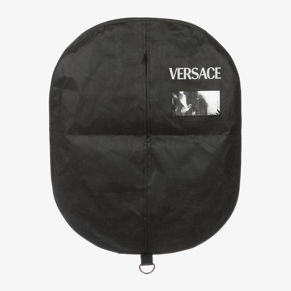 Versace - Boys Blue Barocco Puffer Jacket | Childrensalon Outlet