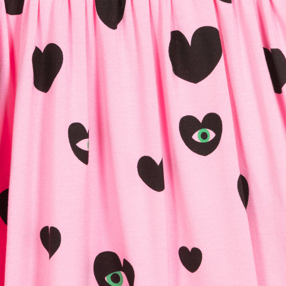 Wauw Capow - Girls Pink Heart Top | Childrensalon Outlet