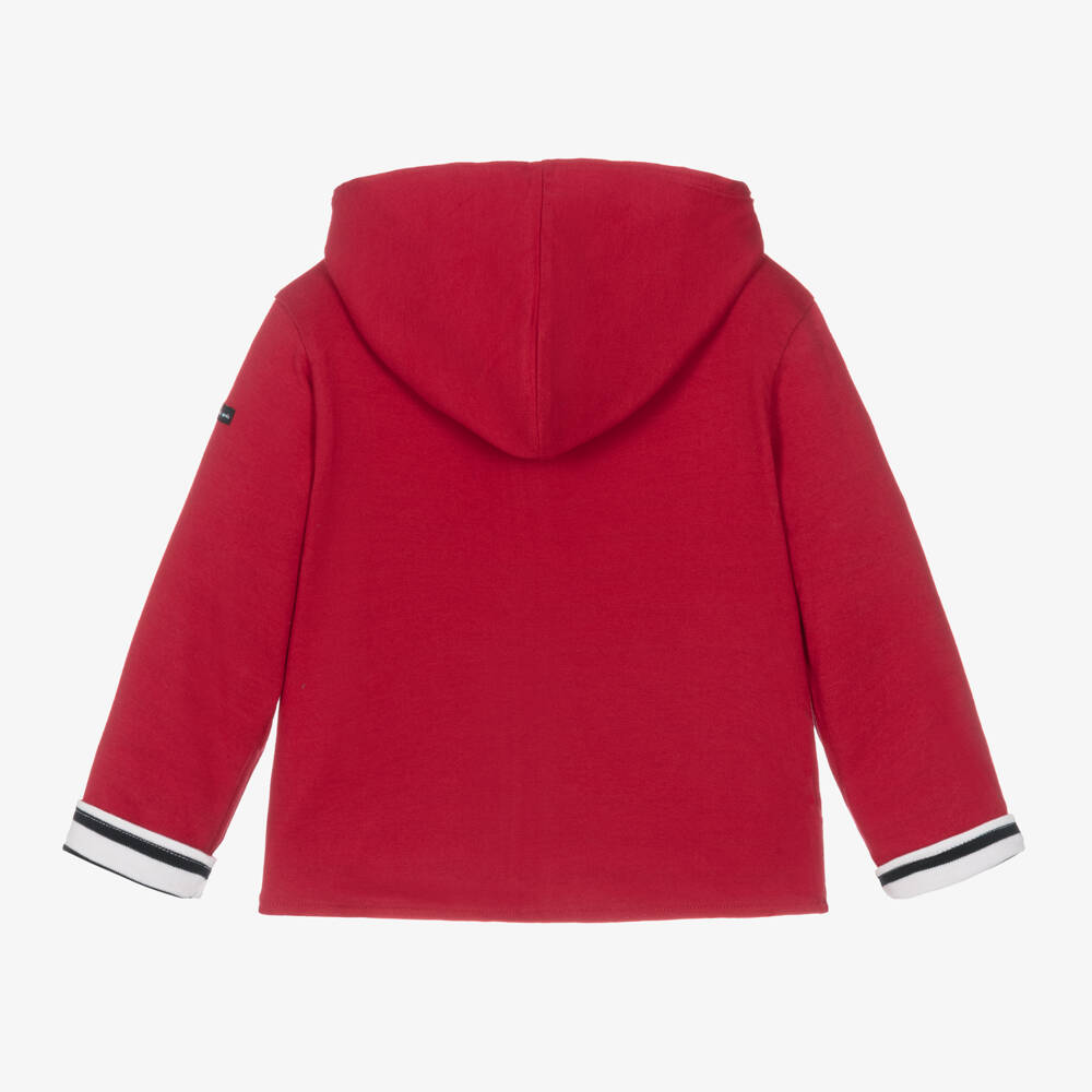 Week-end à la mer - Boys Cotton Hooded Reversible Zip-Up Top ...