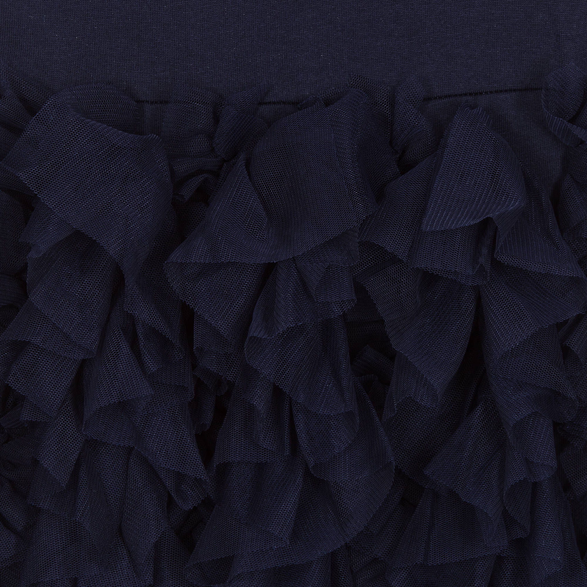 Angel's Face - Girls Navy Tulle Ruffle Gown | Childrensalon Outlet