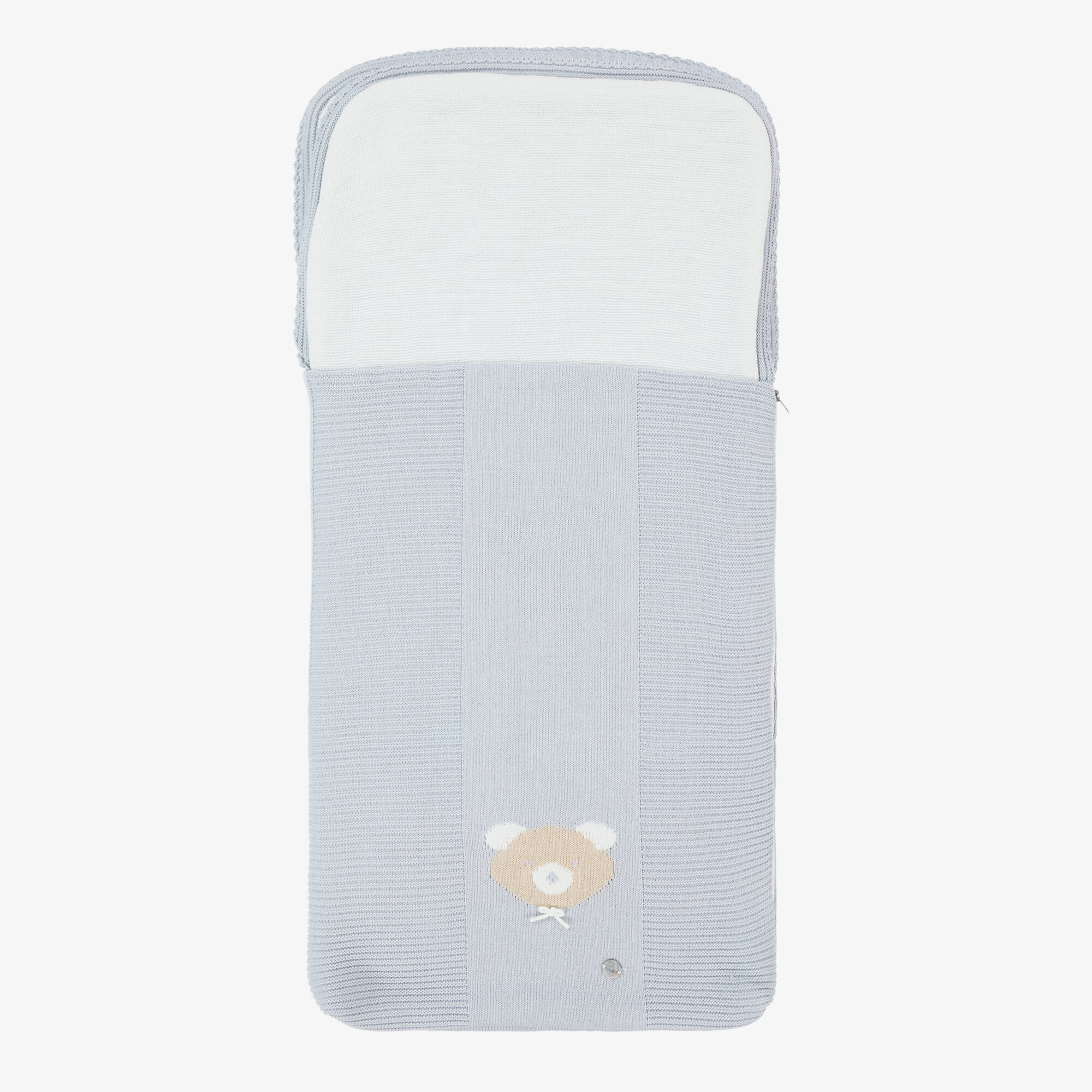 Artesanía Granlei - Boys Snuggly Knit Bear Cocoon | Childrensalon Outlet