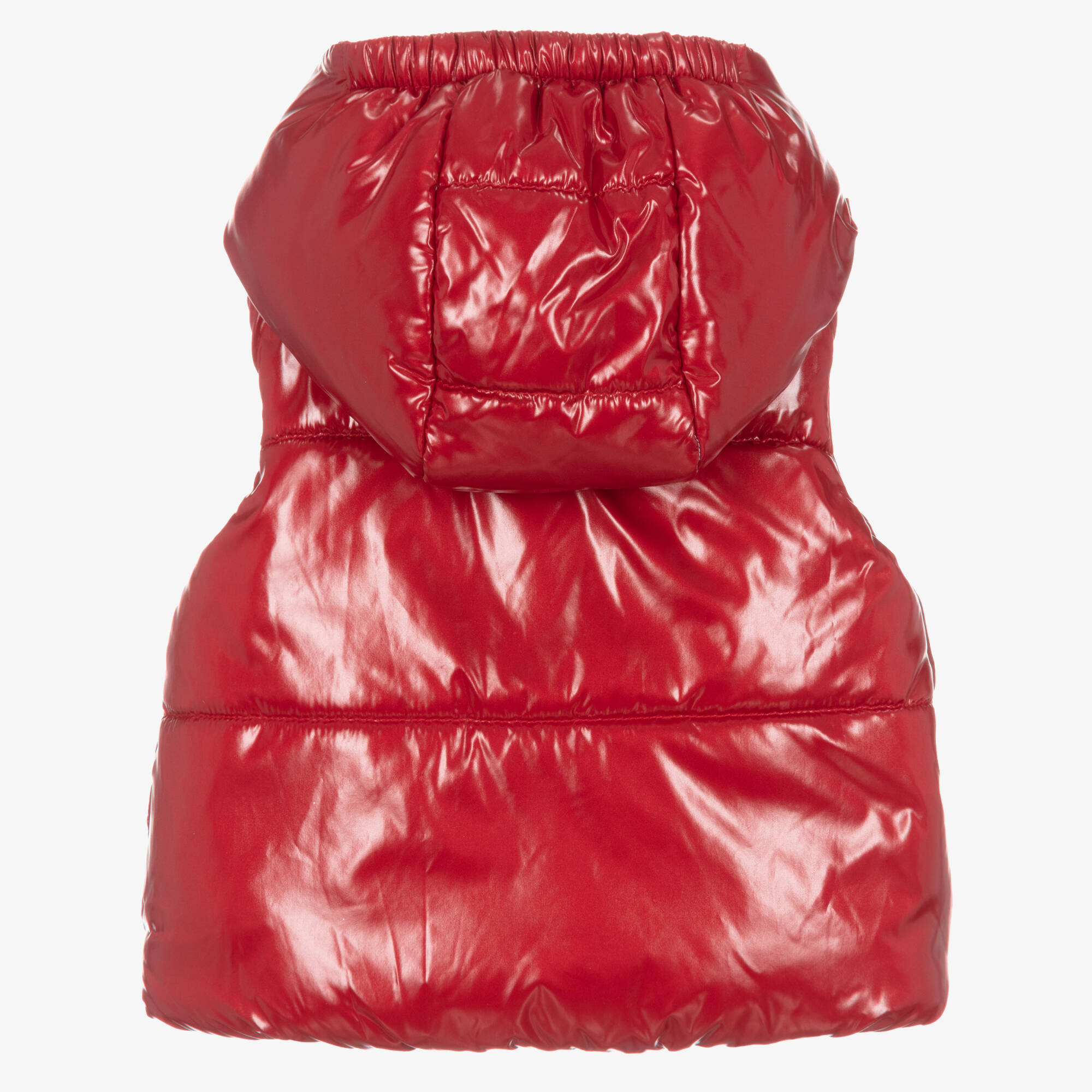 Balloon Chic - Girls Deep Red Puffer Gilet | Childrensalon Outlet