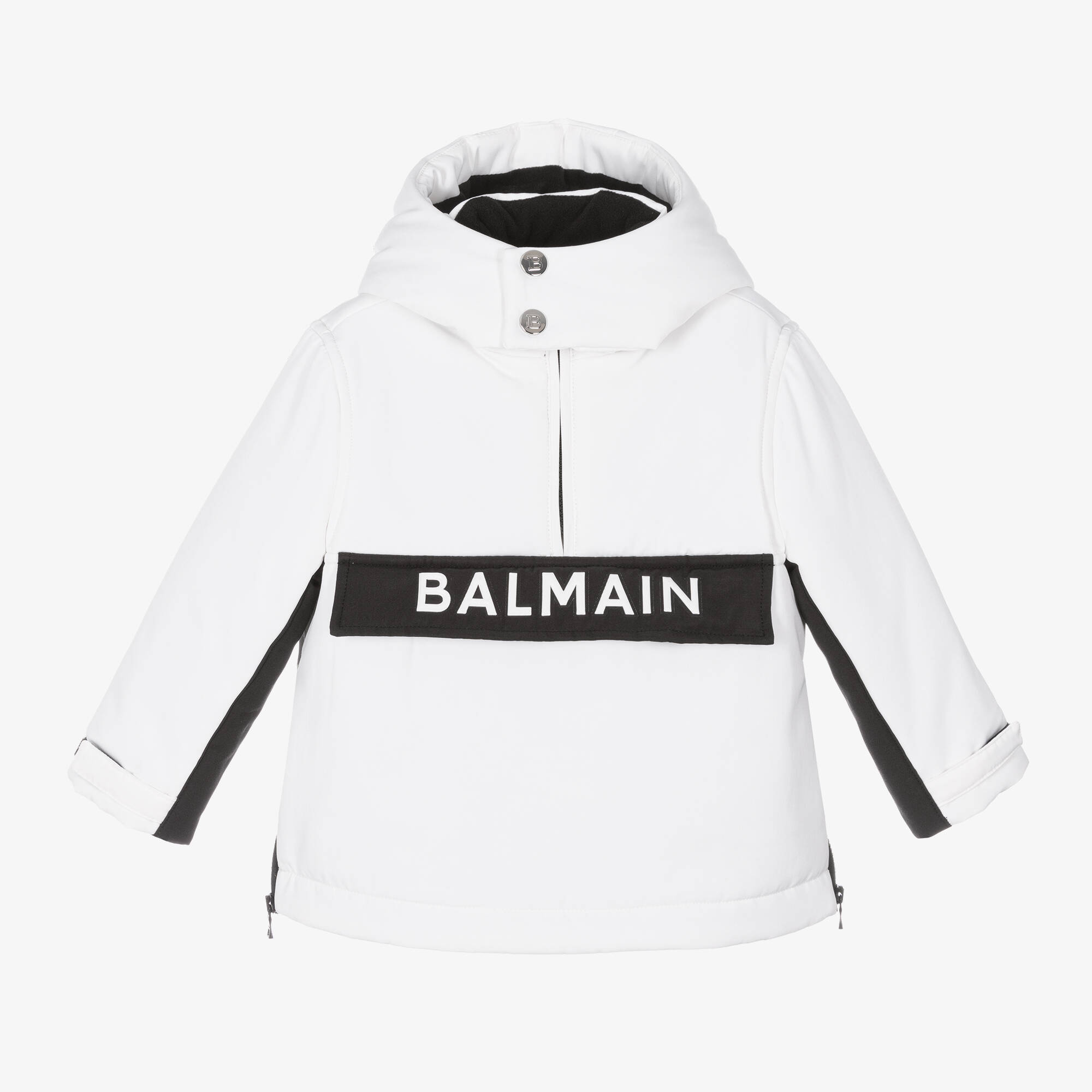 Balmain - White & Black Ski Jacket | Childrensalon Outlet