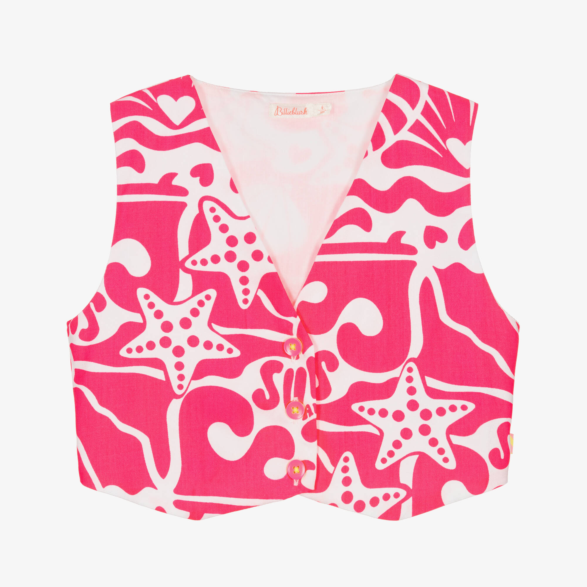 Billieblush - Girls Bright Shell Theme Vest | Childrensalon Outlet