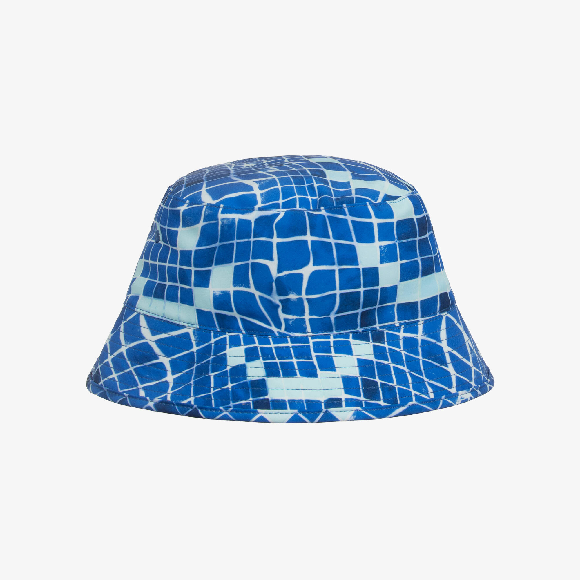 Molo - Boys Blue Tile Graphic Bucket Hat (UPF50+) | Childrensalon Outlet