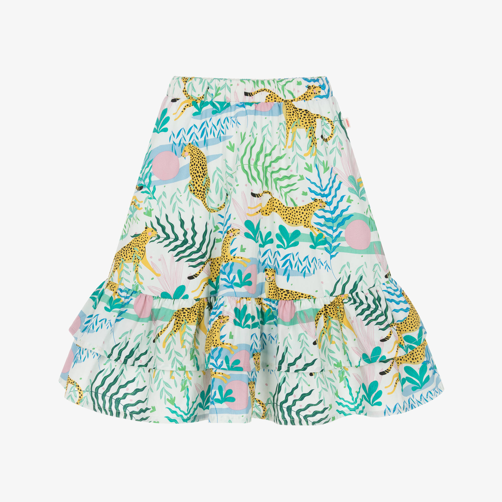 Catimini - Girls Cotton Safari Adventure Skirt | Childrensalon Outlet