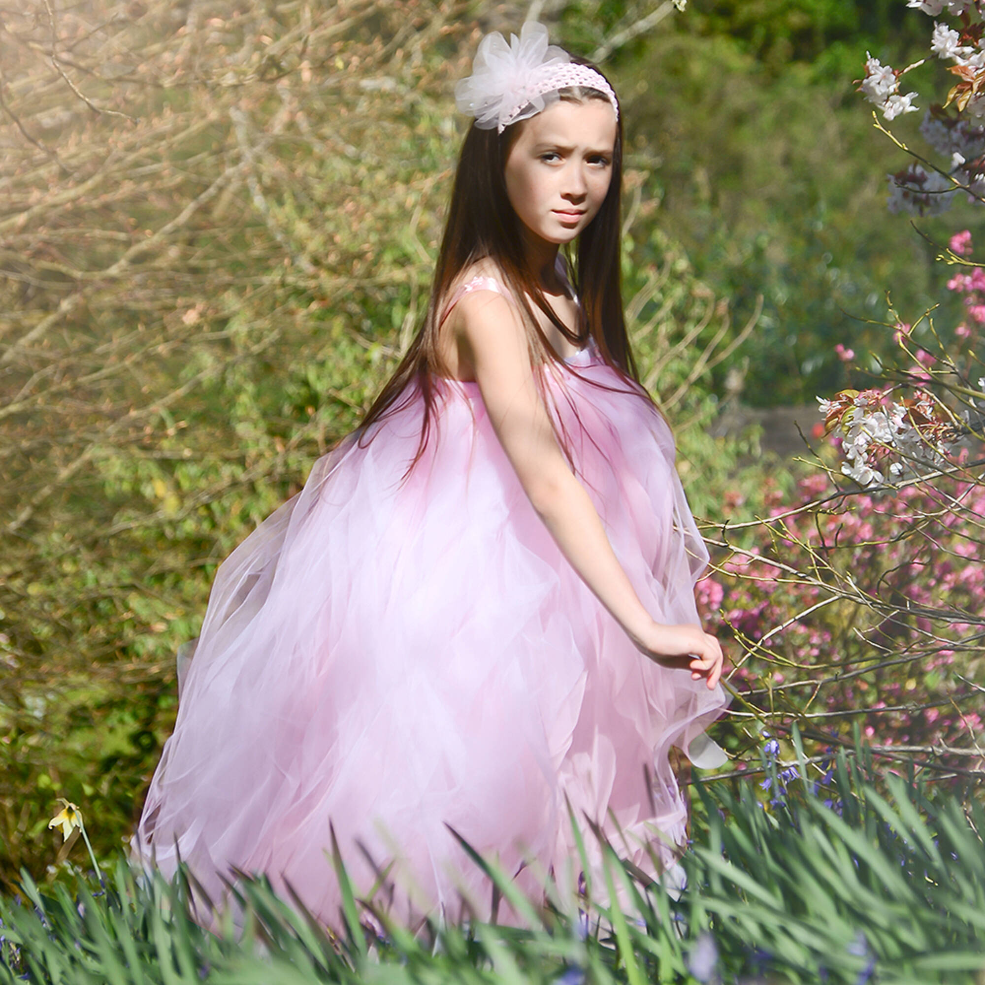 Dainty Dizzy - Girls Pink Tulle Tutu Dress | Childrensalon Outlet