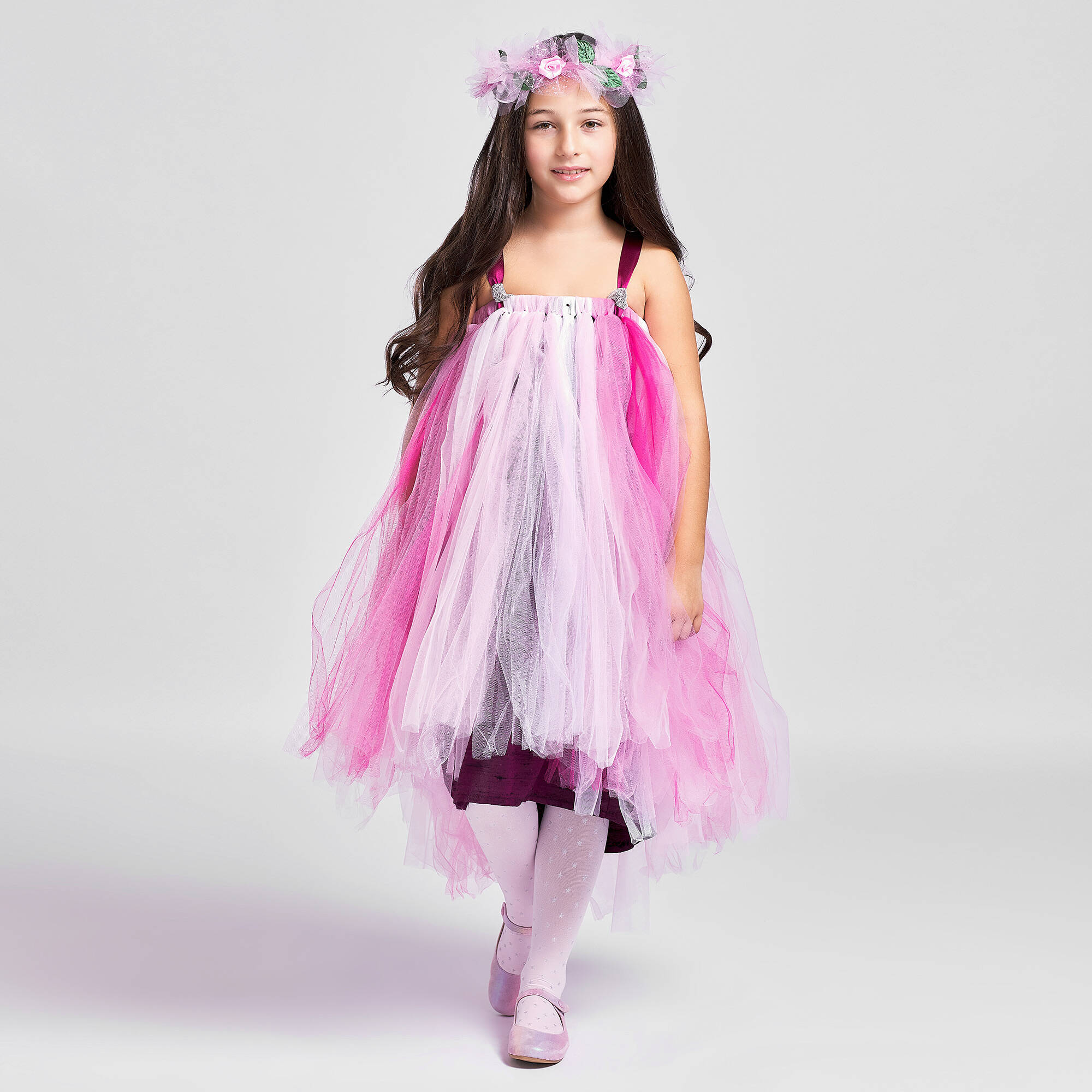 Dainty Dizzy - Pink & Purple Tulle Tutu Dress | Childrensalon Outlet