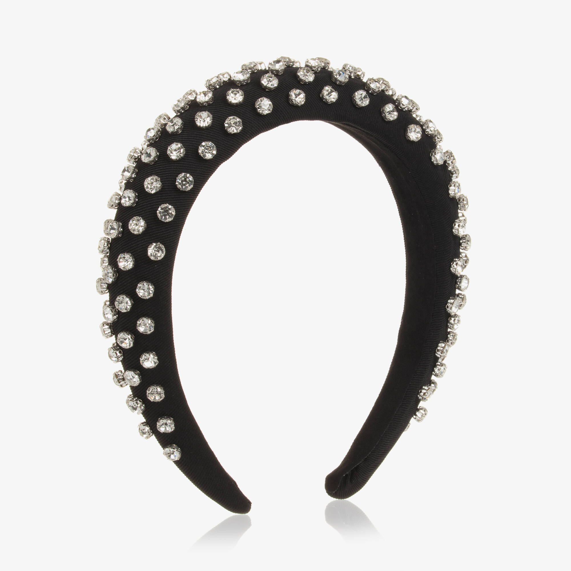 David Charles - Girls Twinkling Noir Gem Headband | Childrensalon Outlet