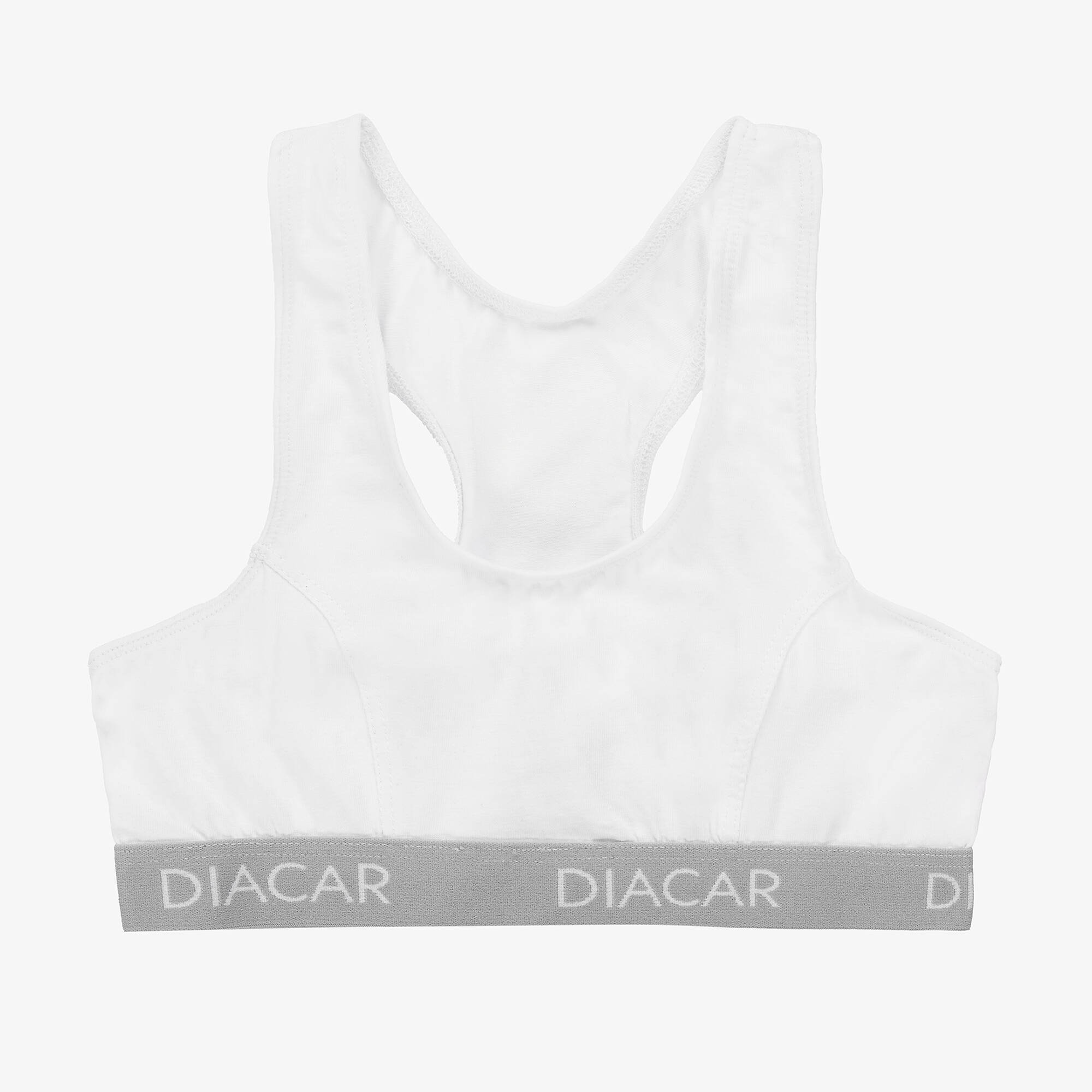 Diacar - Girls Soft White Racerback Top | Childrensalon Outlet
