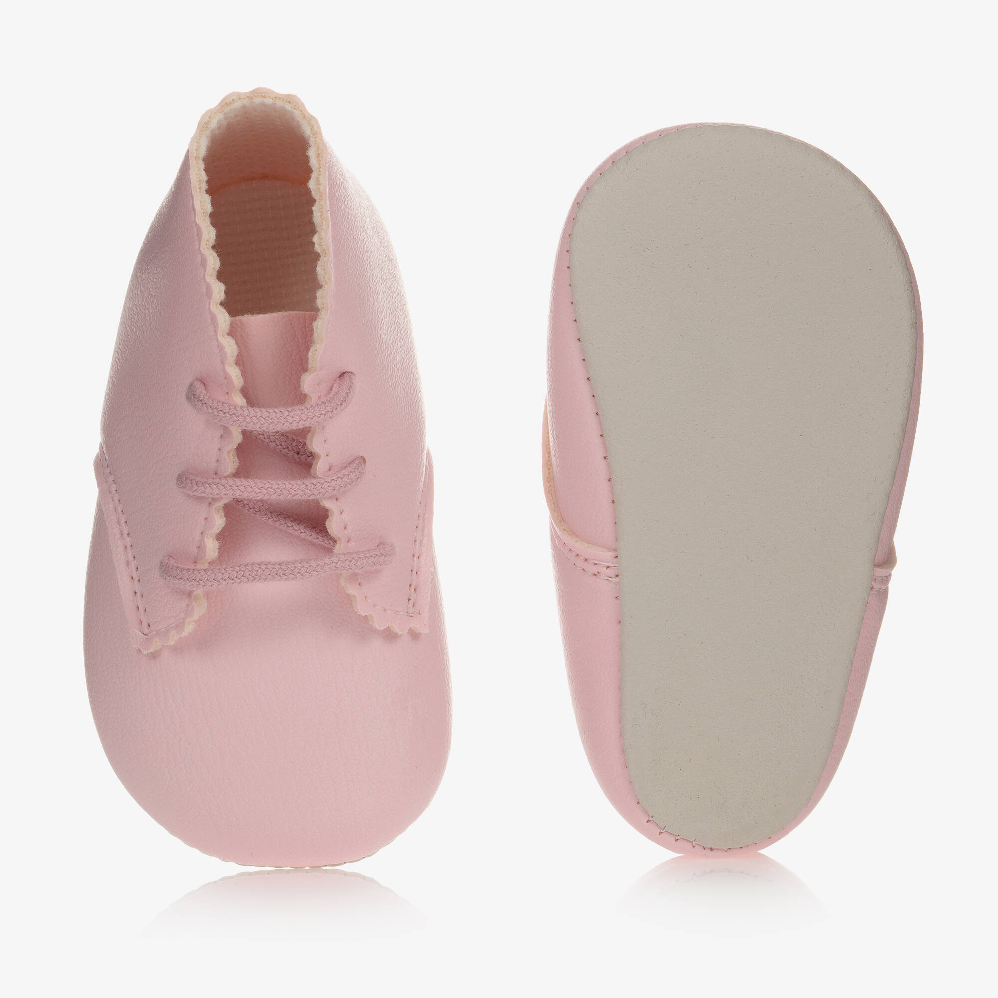 Early Days - Girls Soft Pink First Step Booties | Childrensalon Outlet