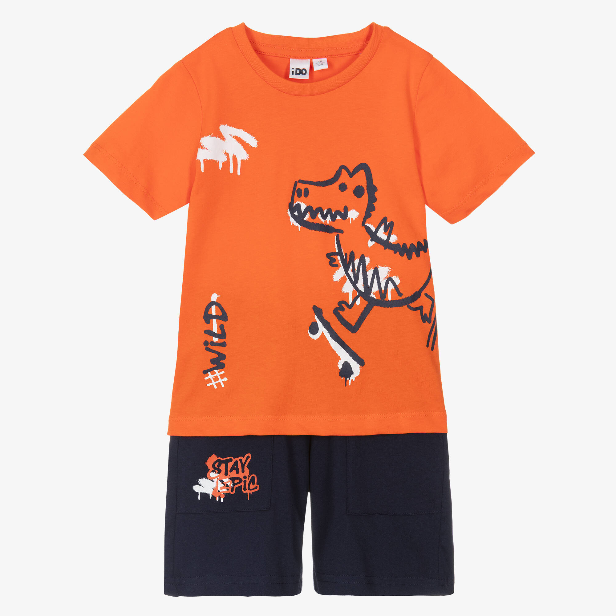 iDO Baby - Boys Vibrant Dino Adventure Set | Childrensalon Outlet