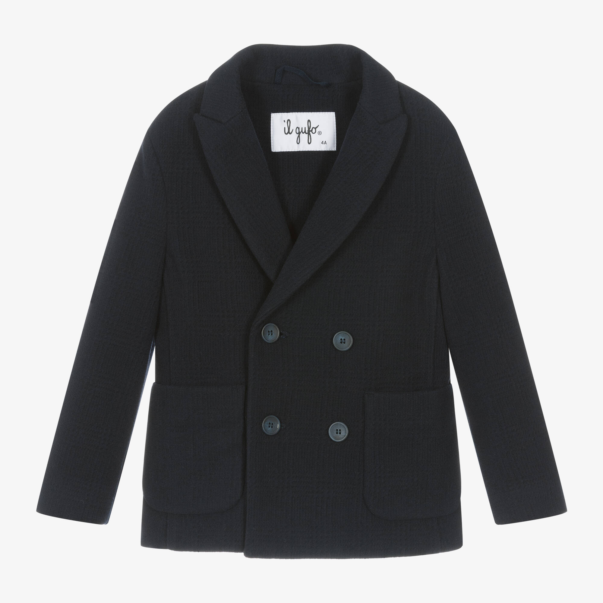 Il Gufo - Boys Smart Blue Checked Jacket | Childrensalon Outlet