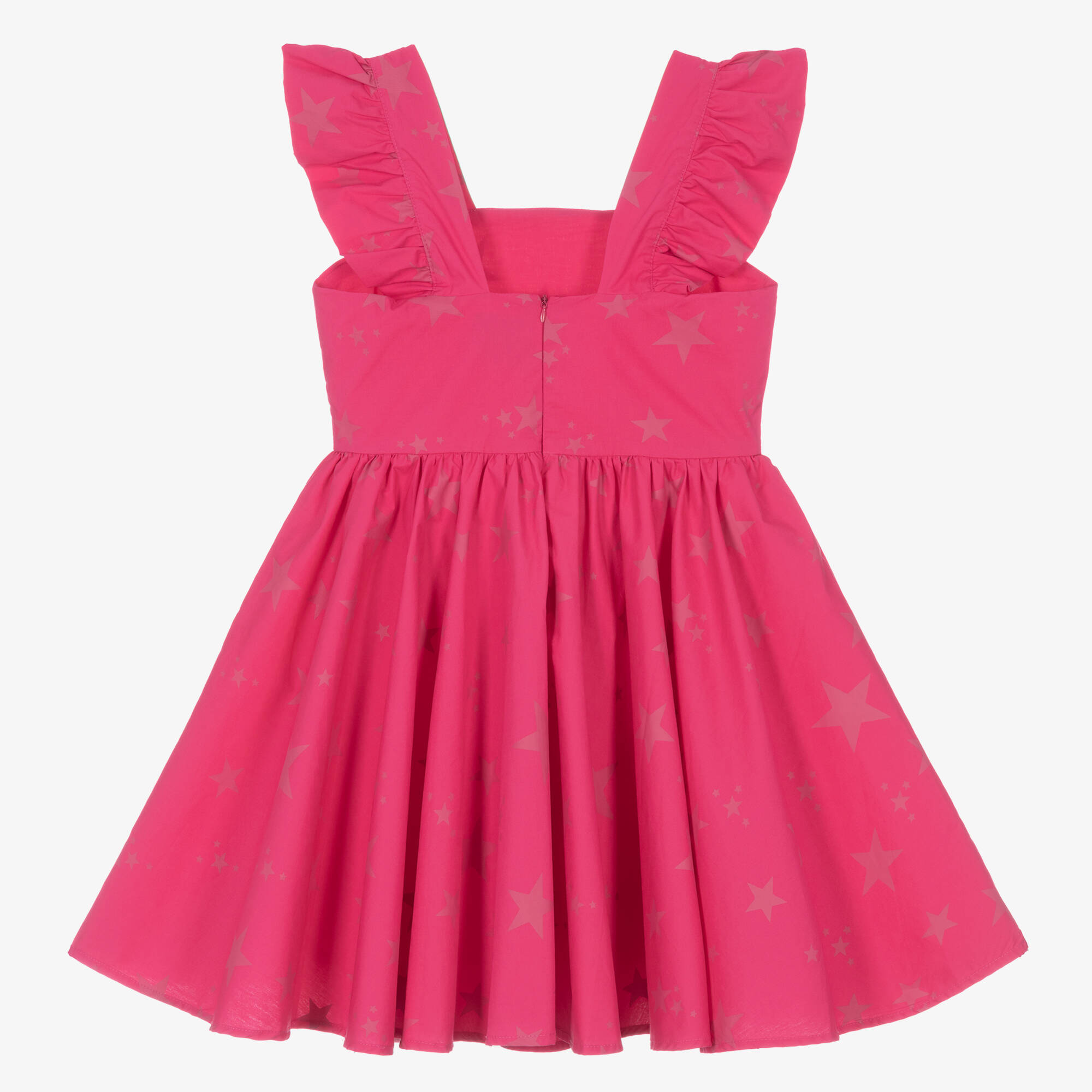 Marc Ellis - Girls Pink Star Print Logo Dress | Childrensalon Outlet