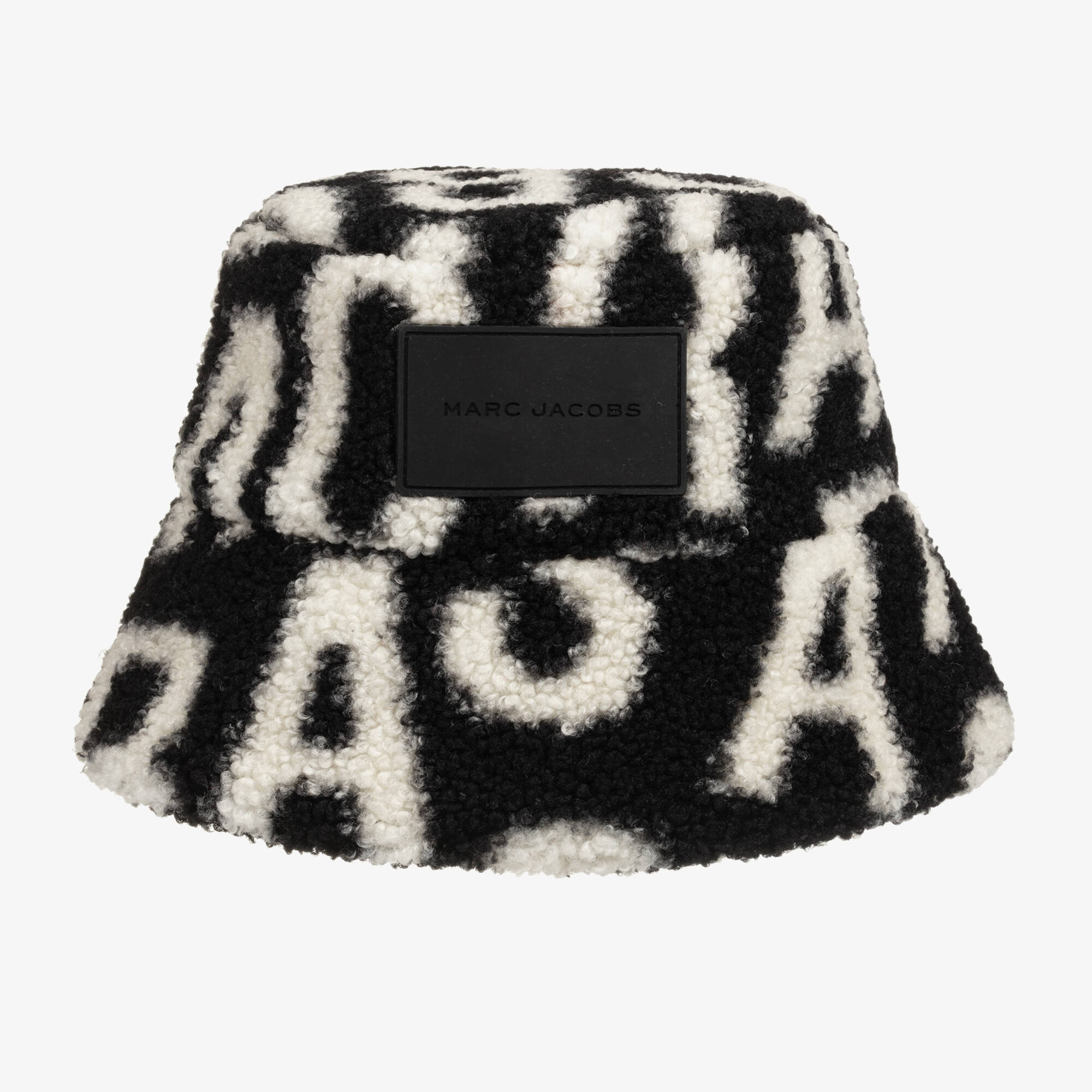 MARC JACOBS - Boys Cosy Black Sherpa Hat | Childrensalon Outlet
