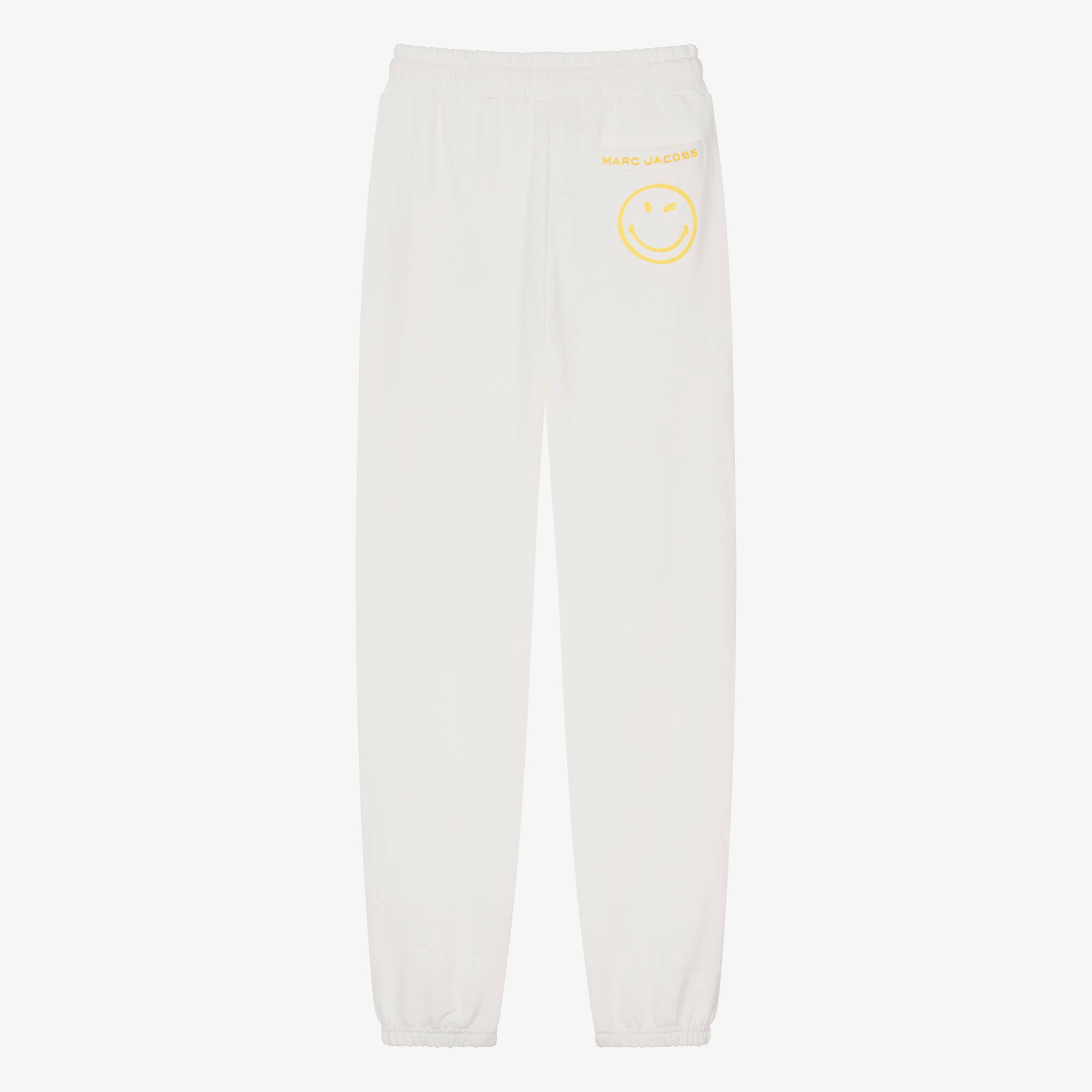 MARC JACOBS - Teen Girls Ivory Smiley Face Joggers | Childrensalon Outlet