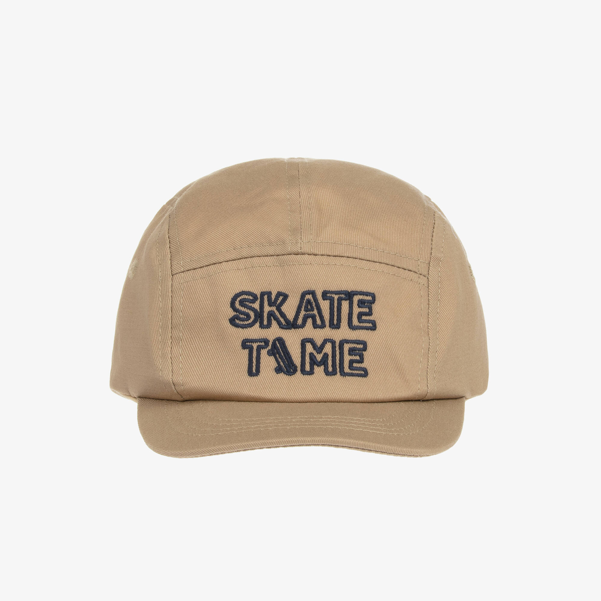 Mayoral - Boys Beige Cotton Cap | Childrensalon Outlet