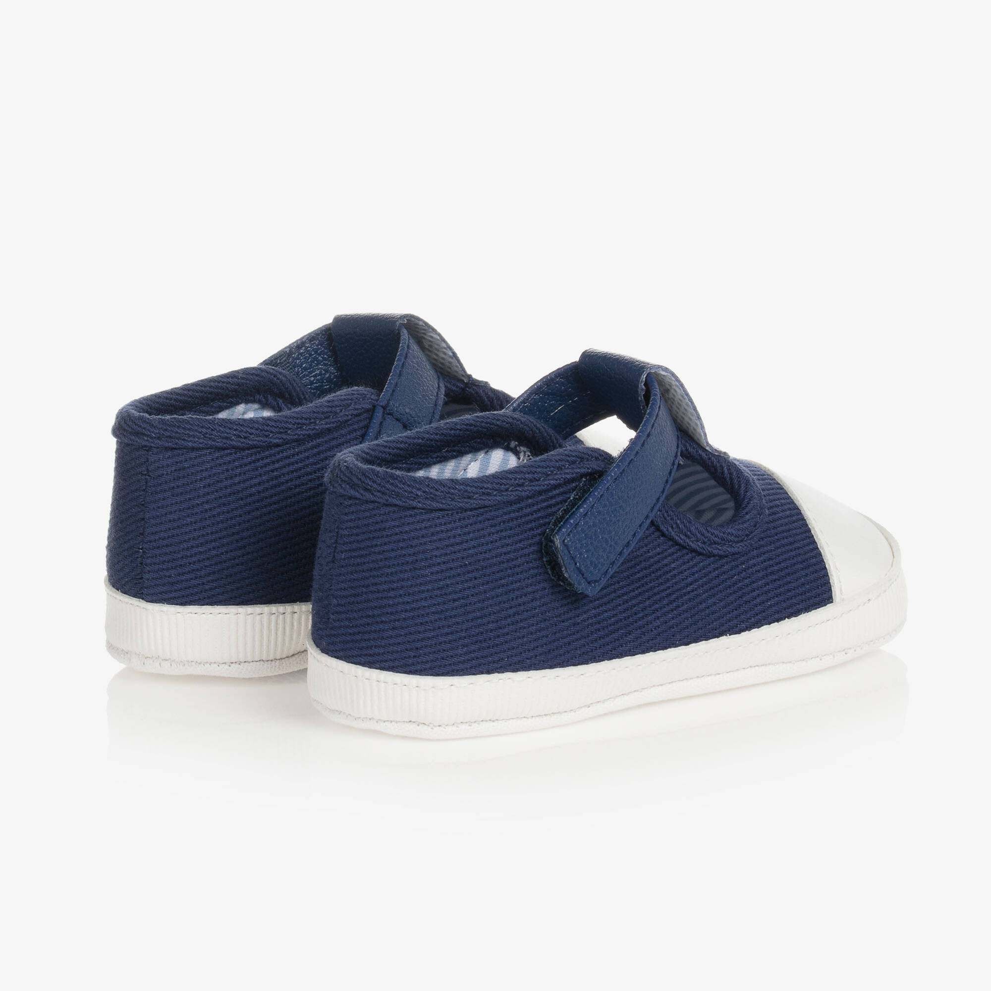 Mayoral - Boys Blue Canvas Stepper Shoes | Childrensalon Outlet