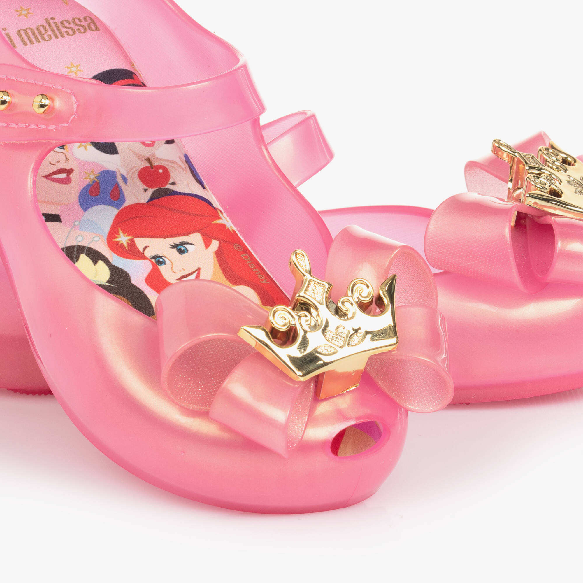 Mini Melissa - Girls Dreamy Pink Princess Flats | Childrensalon Outlet