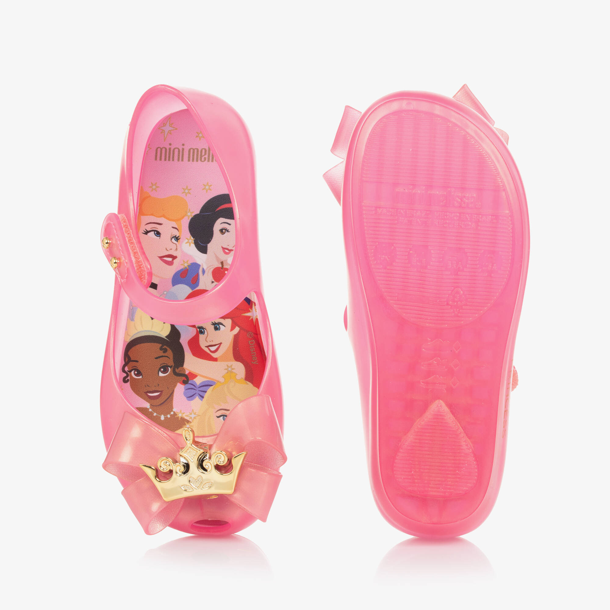 Mini Melissa - Girls Dreamy Pink Princess Flats | Childrensalon Outlet