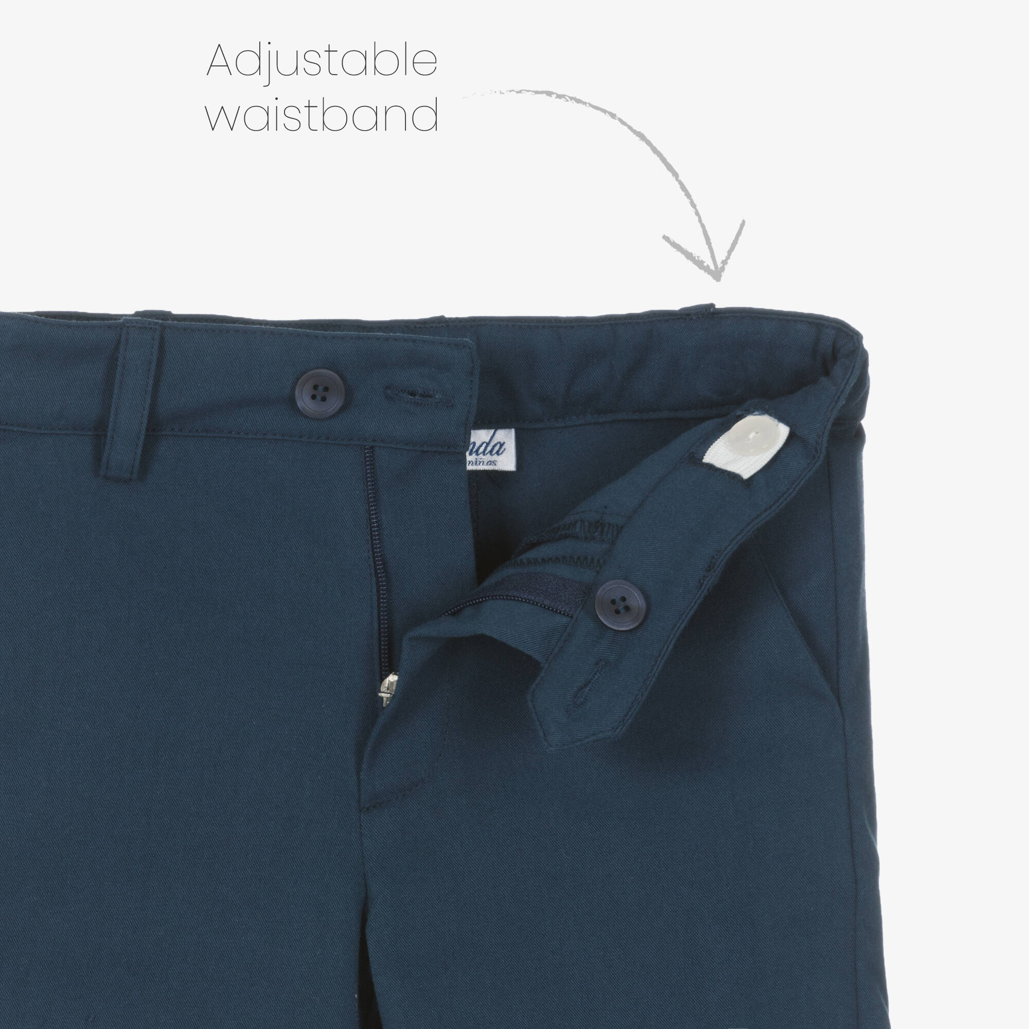Miranda - Boys Navy Checkered Shorts Outfit | Childrensalon Outlet