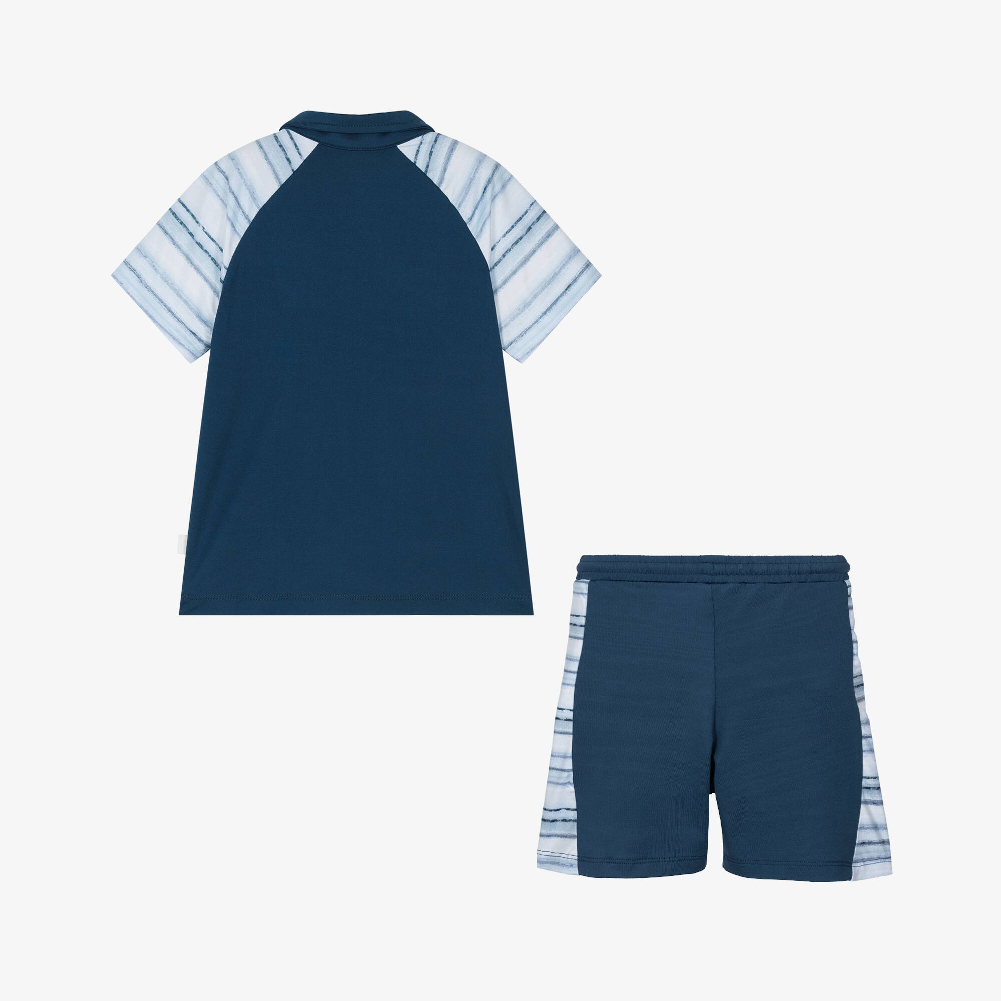 Mitch & Son - Navy Blue Stripe Ensemble for Boys | Childrensalon Outlet