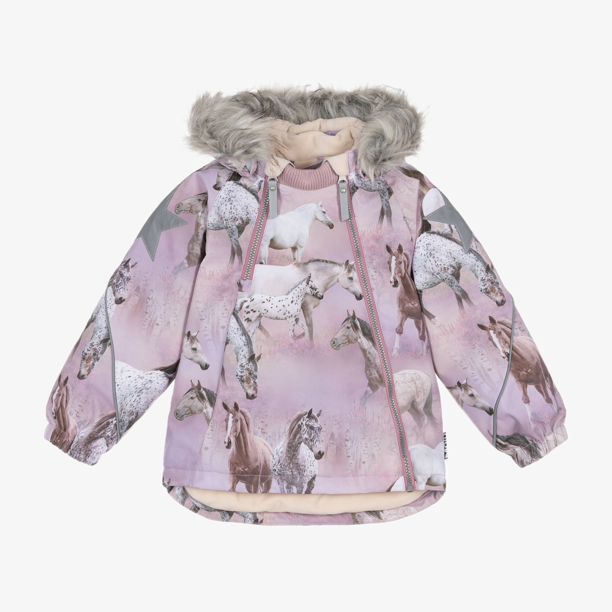 Molo - Girls Dreamy Horse Insulated Jacket | Childrensalon Outlet