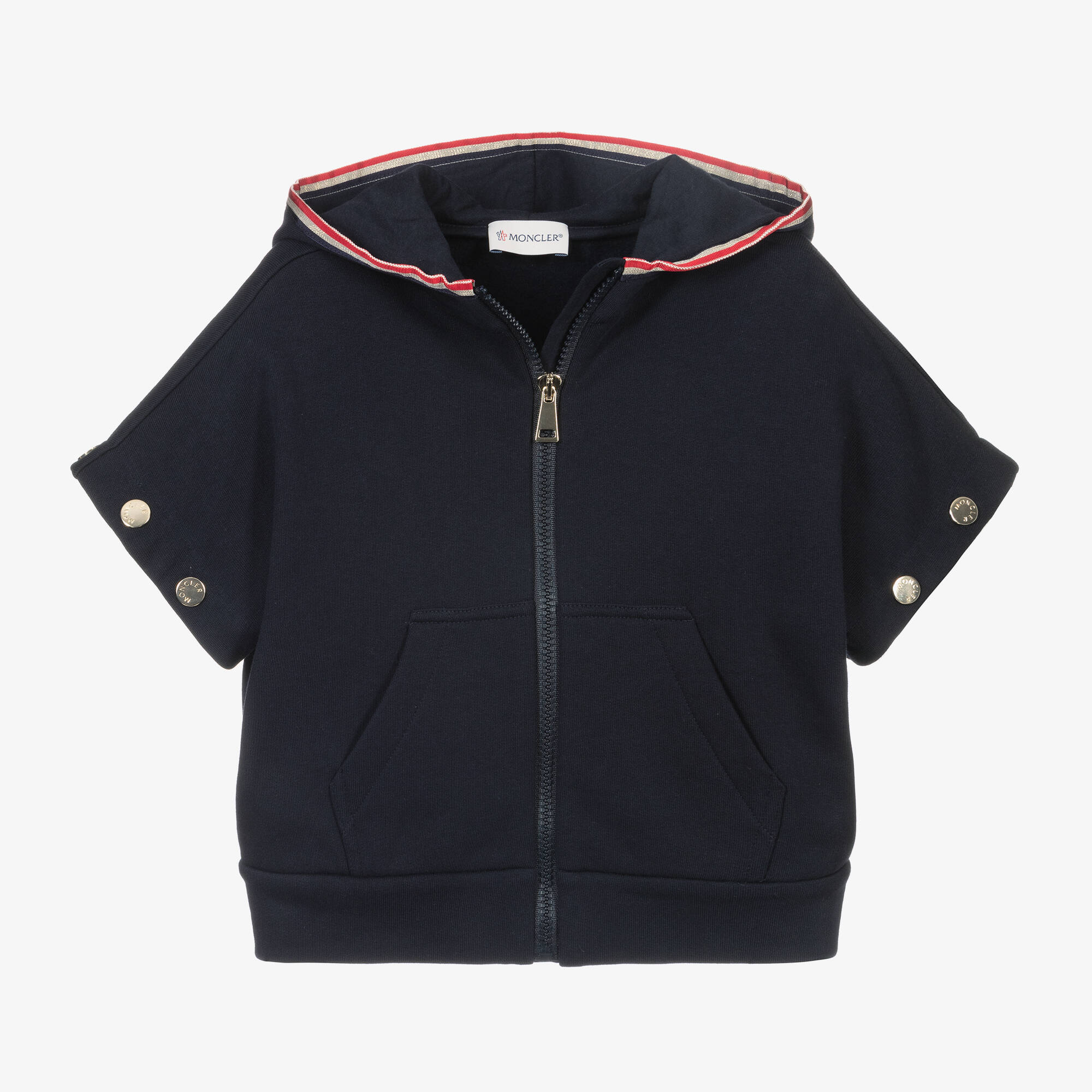 Moncler Enfant - Girls Navy Hooded Tracksuit Set | Childrensalon Outlet