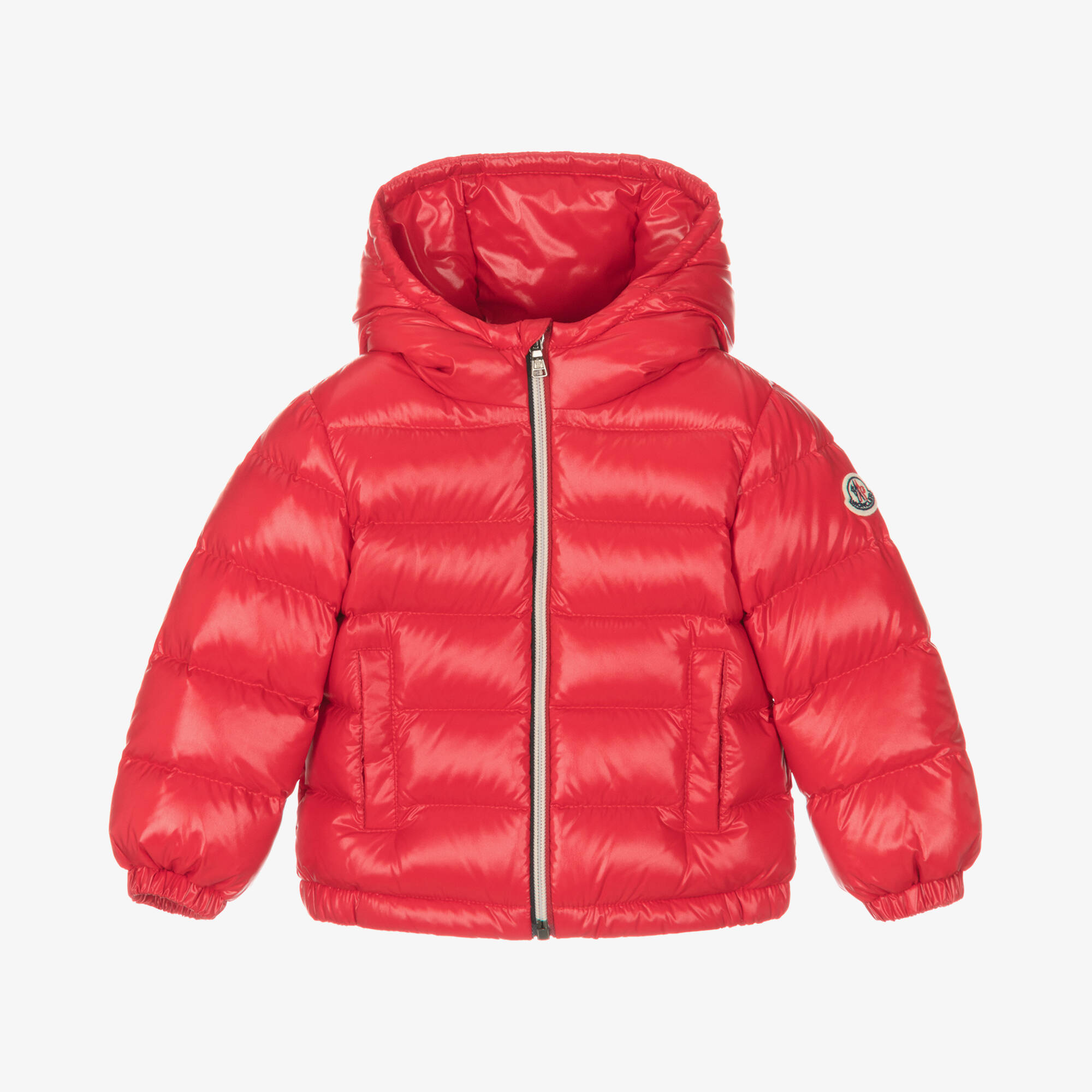Moncler Enfant - Red Cozy Down Puffer Coat | Childrensalon Outlet