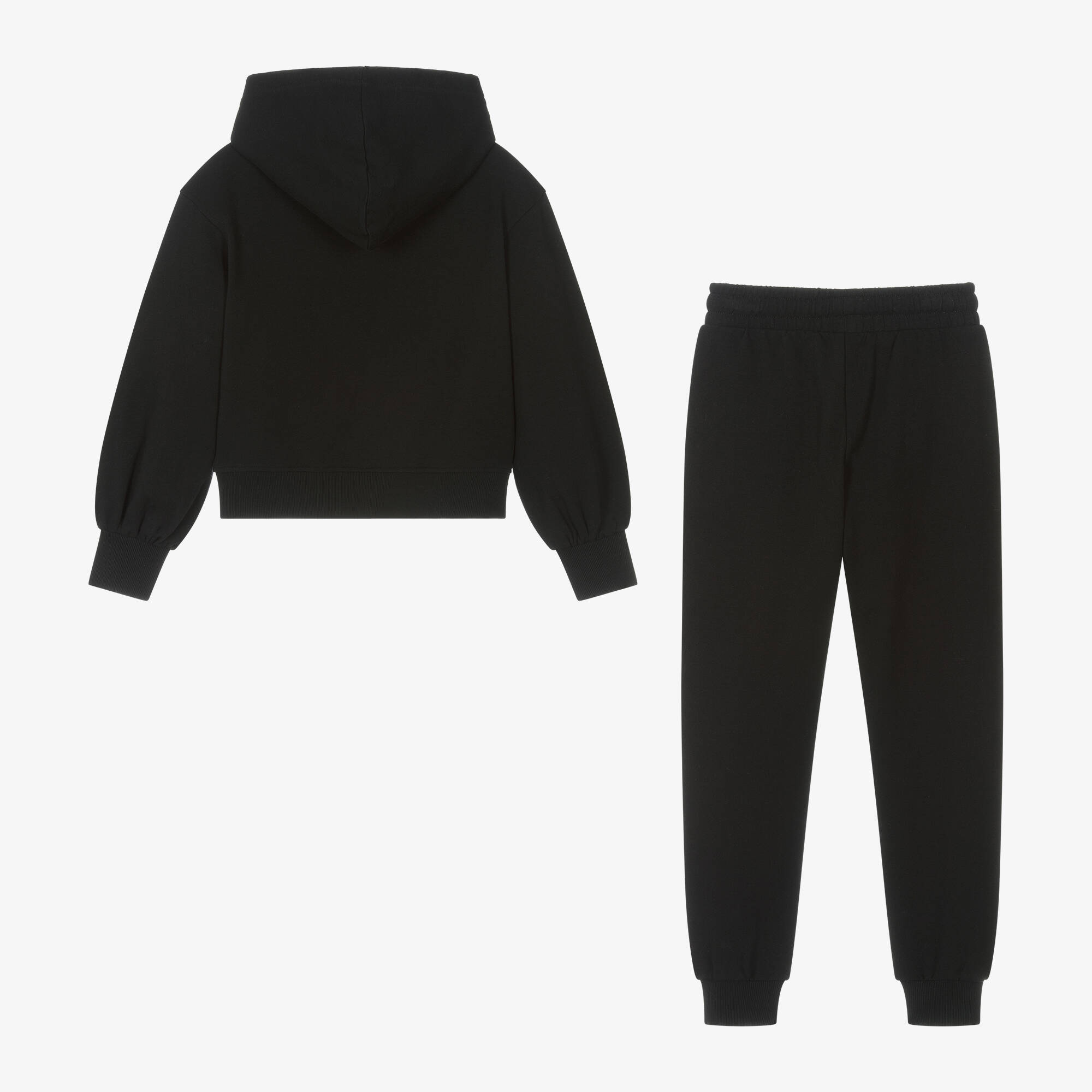 Moschino Kid-Teen - Girls Cotton Logo Studded Tracksuit | Childrensalon ...