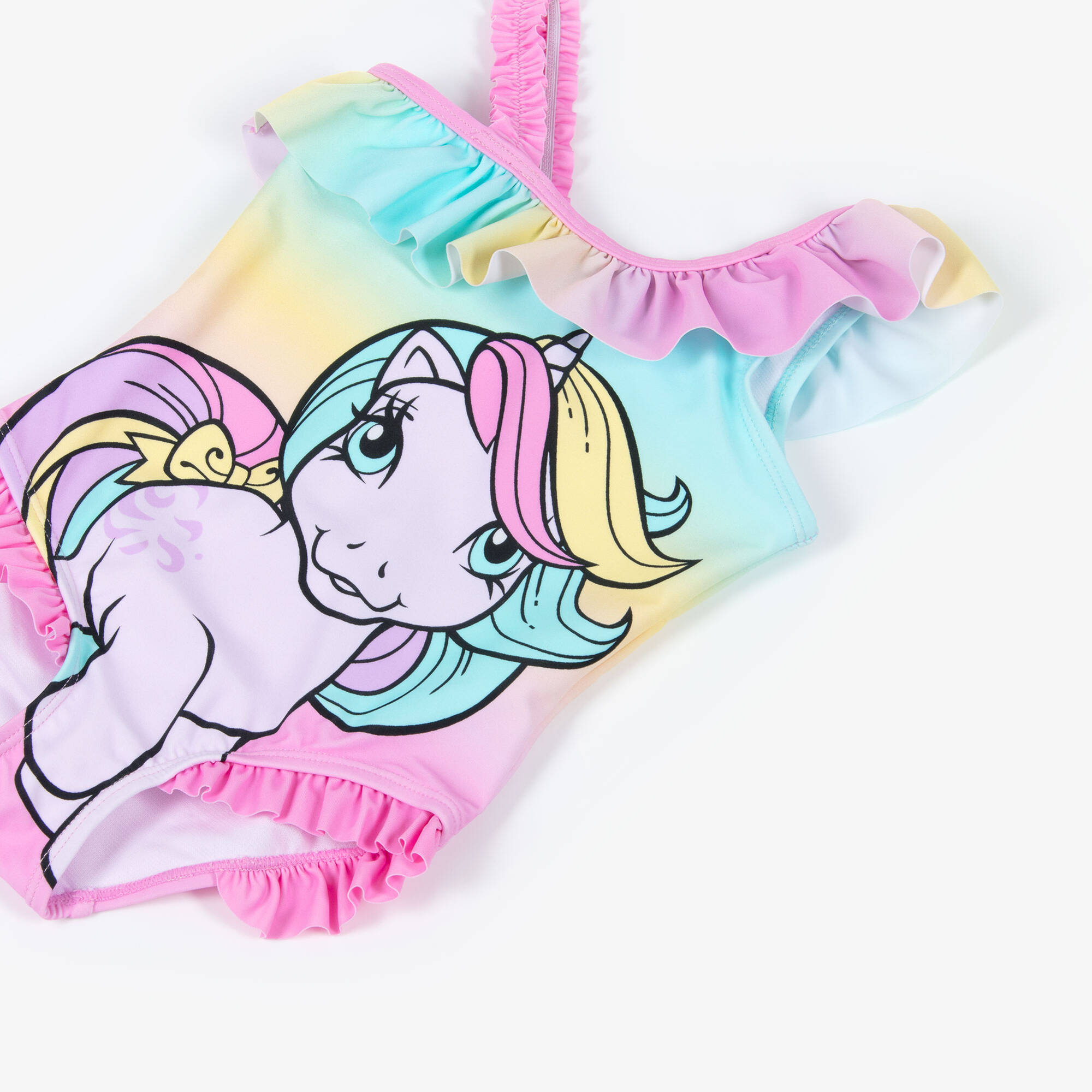 NAME IT - Girls Pink My Little Pony Ruffle Swimsuit | Childrensalon Outlet