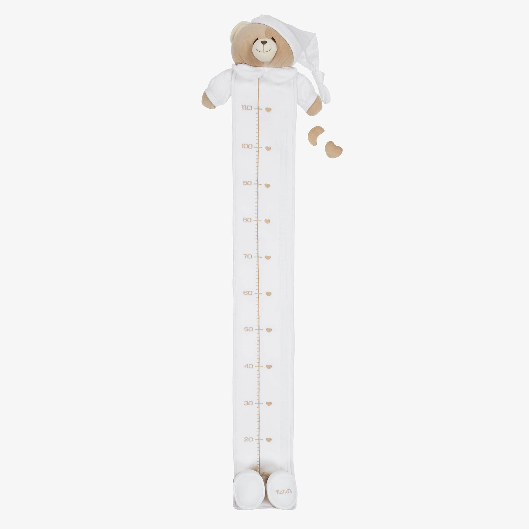 Nanán - Beige & White Teddy Bear Height Chart (130cm) | Childrensalon ...